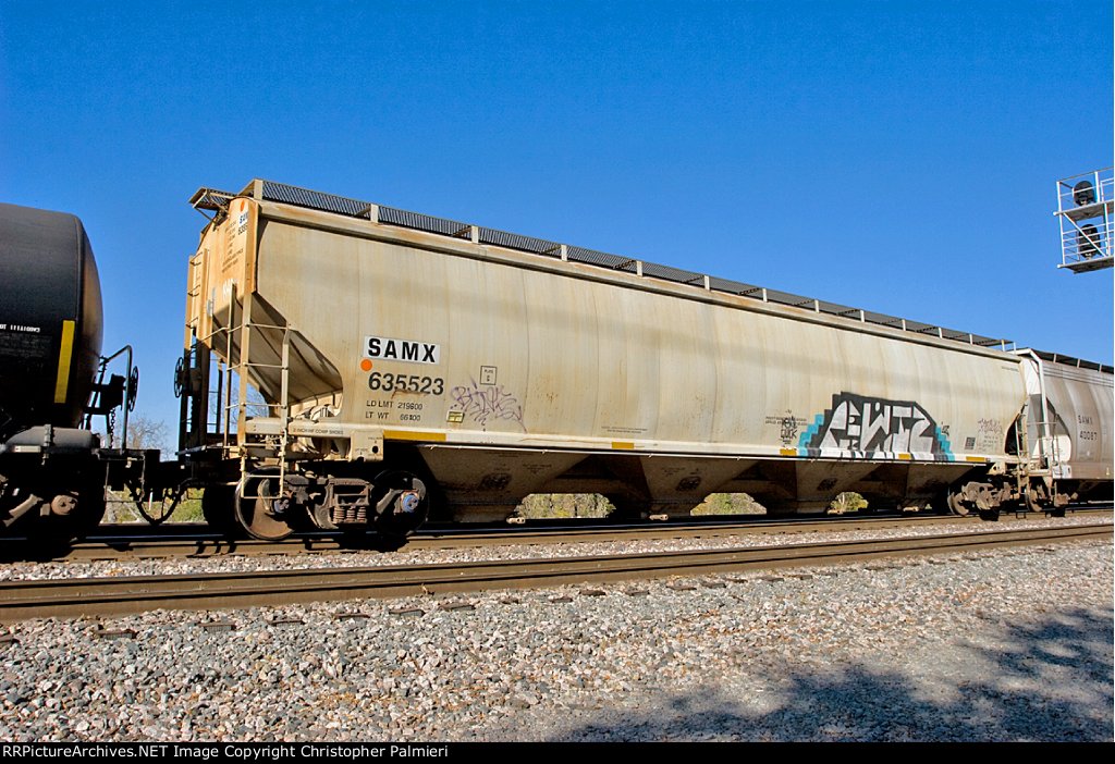 SAMX 635523 (Ex TILX 635523) on UPRR MPBFW-04